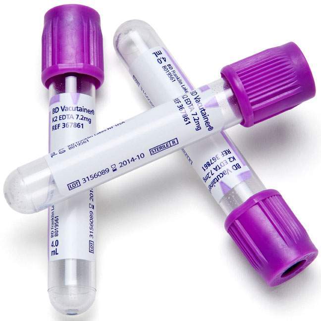 Пробирки с ЭДТА BD Vacutainer®